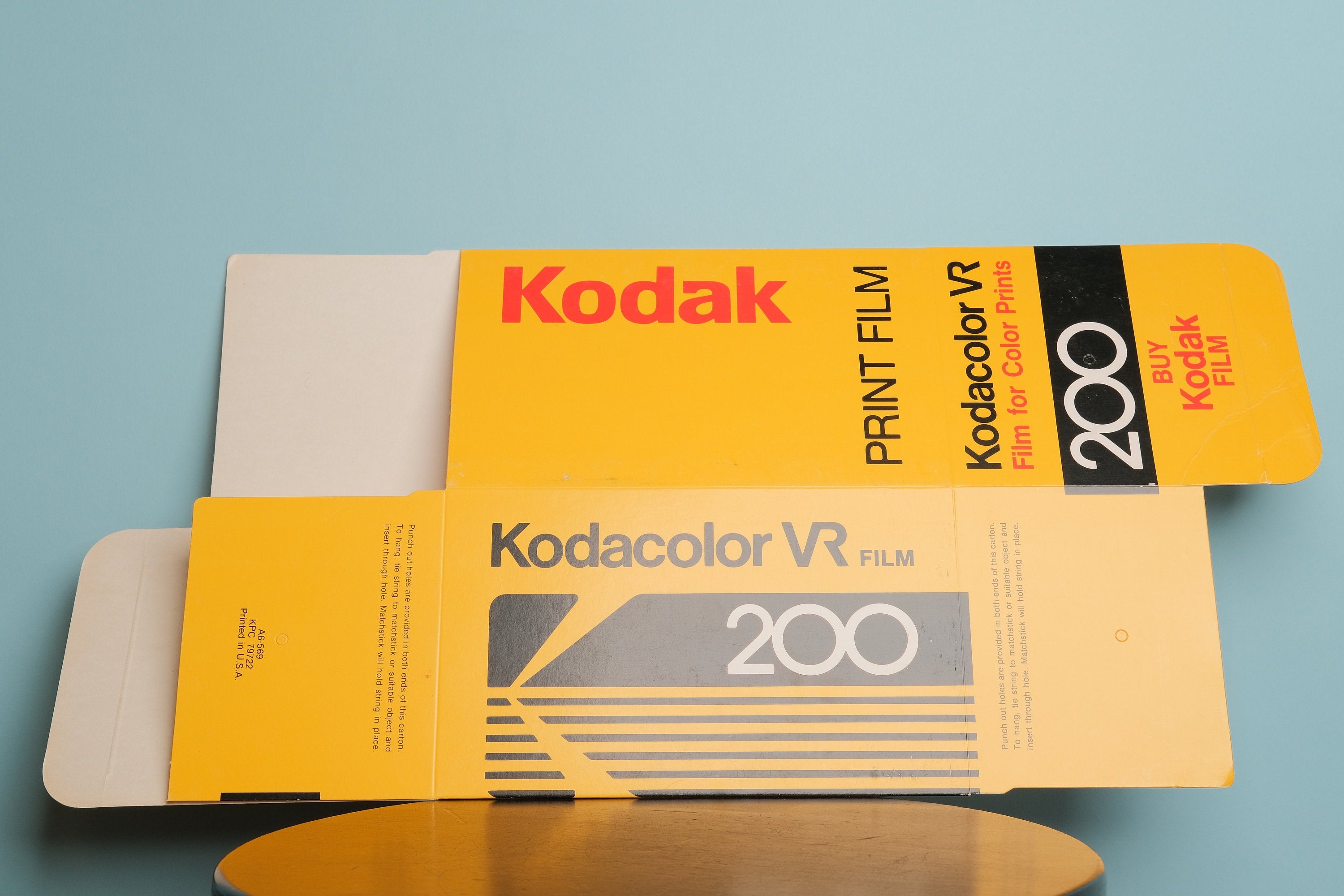 Kodak Kodacolor VR 200 Promotional Box 8x5x4 – Coastal Film Lab