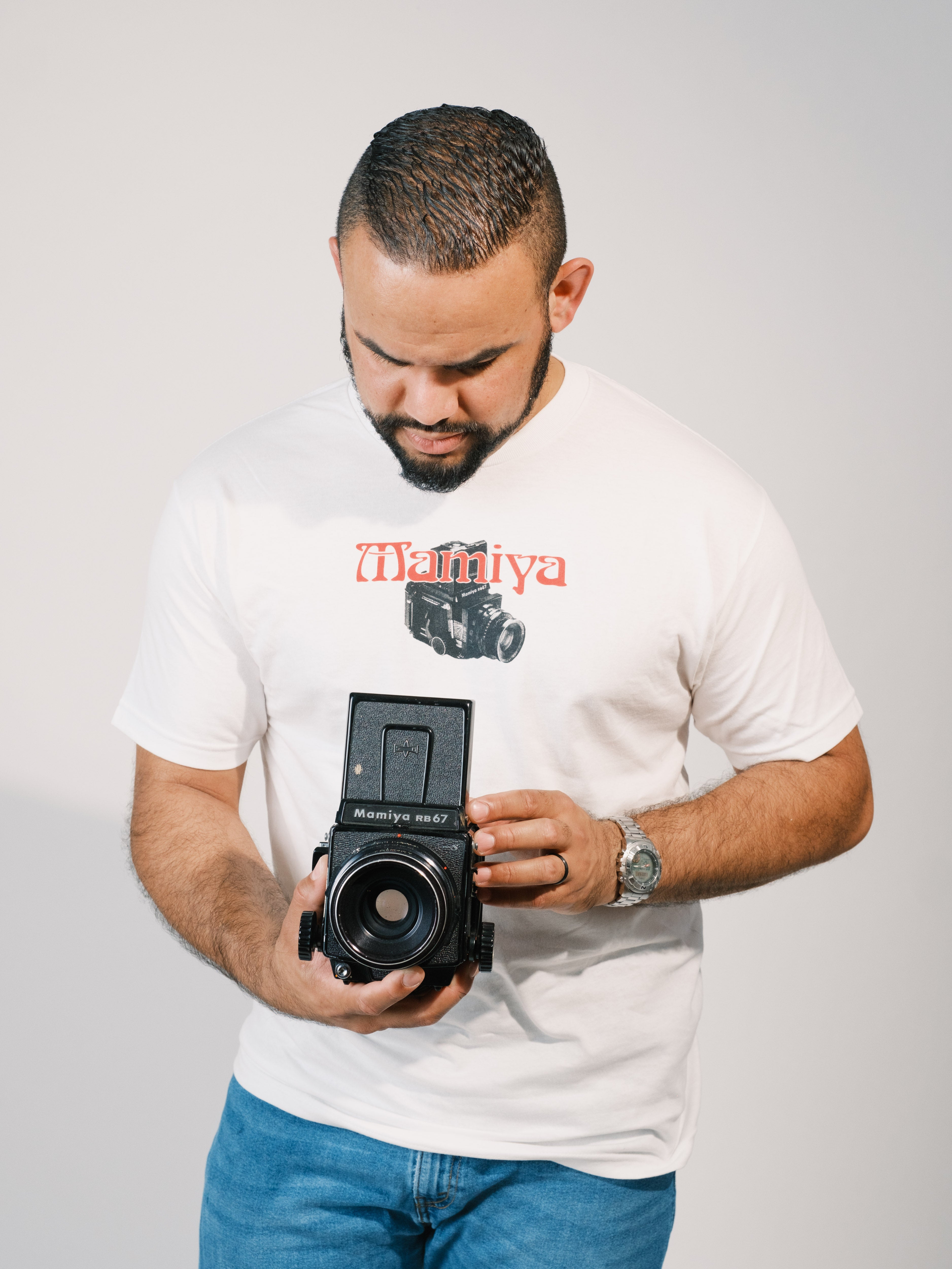 Mamiya White T Shirt – Coastal Film Lab