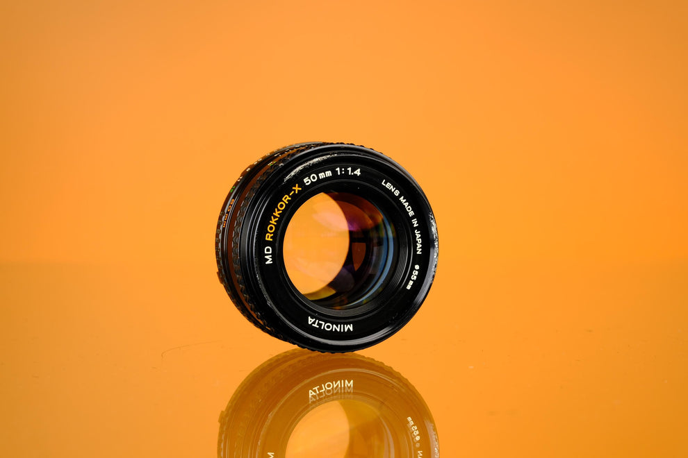 Minolta Rokkor-X 50mm F/1.4 MD-Mount Lens – Coastal Film Lab